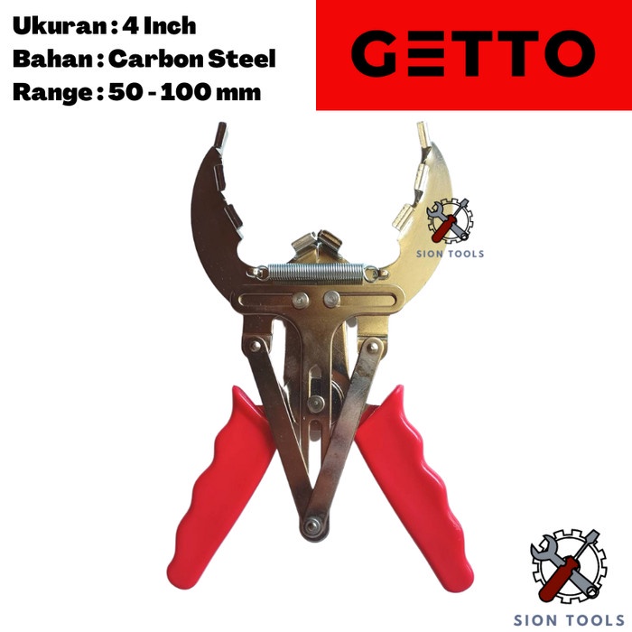 Jual GETTO TANG PISTON RING PLIER 6 INCH PEMBUKA PENJEPIT SEHER 50 ...
