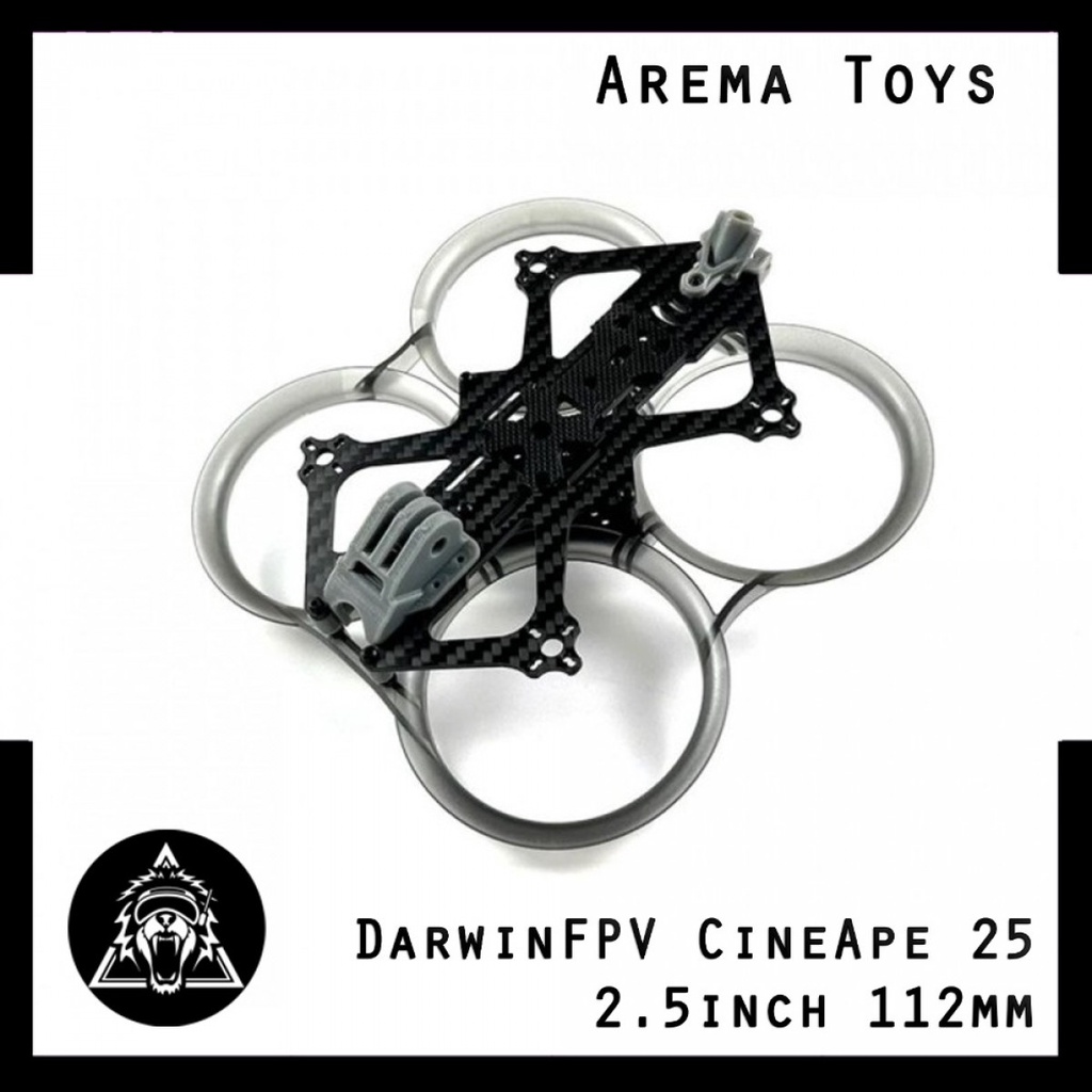 Jual DarwinFPV CineApe 25 2.5inch 112mm Whoop Carbon Frame Kit Drone ...