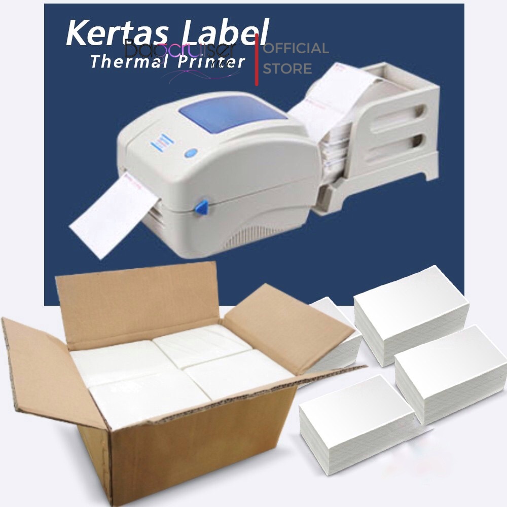 Jual Kertas Thermal Premium Stiker Thermal, Label Thermal barcode, Kertas EDC/printer Mini ...