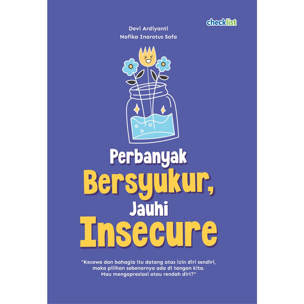 Jual Perbanyak Rasa Bersyukur Jauhi Insecure | Checklist | Shopee Indonesia