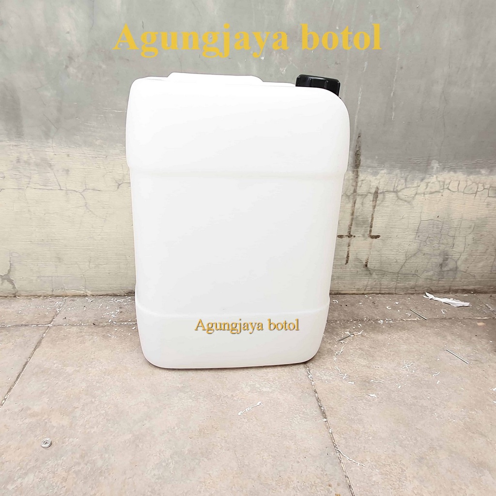 Jual Jerigen 20 L Nat Hdpe Tutup Hitam / Jerigen Hdpe / Jerigen ...