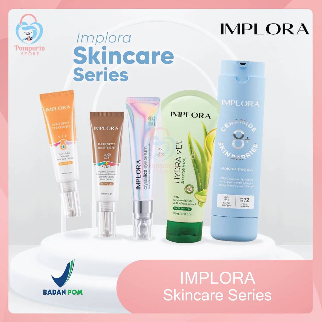 Jual IMPLORA SKINCARE SERIES - ACNE SPOT TREATMENT ACTIVE GEL / 8 ...