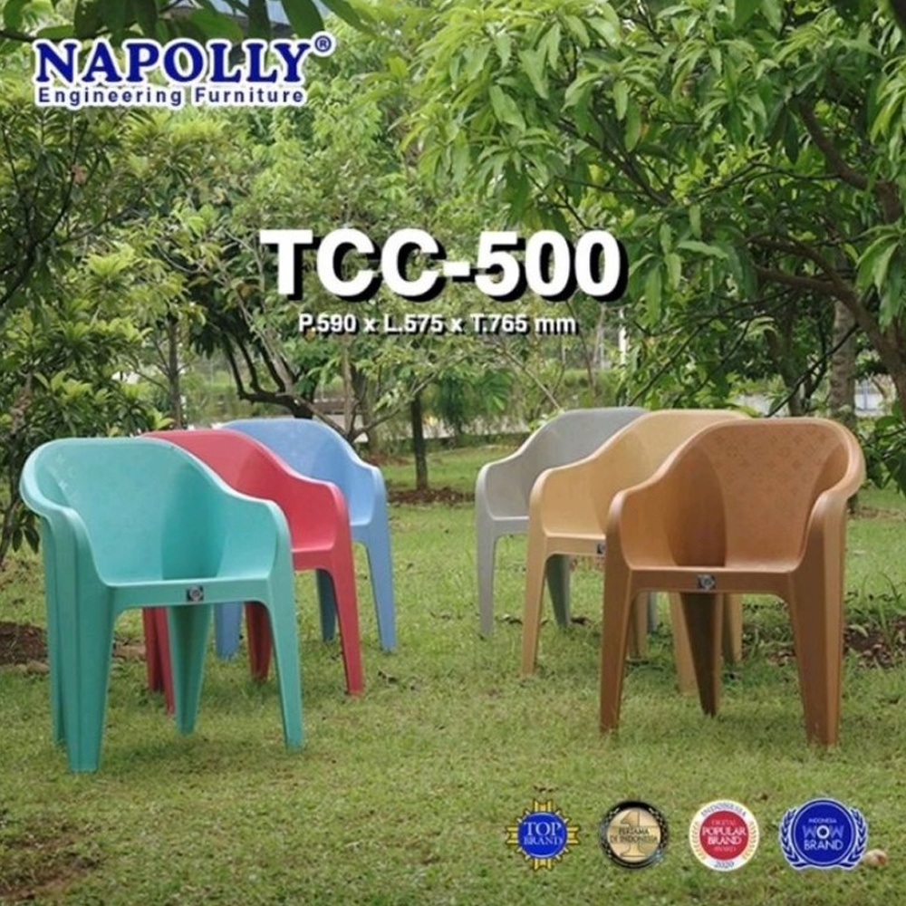 Jual Kursi Plastik Napolly TCC 500 - Kursi Santai Napolly Tebal ...