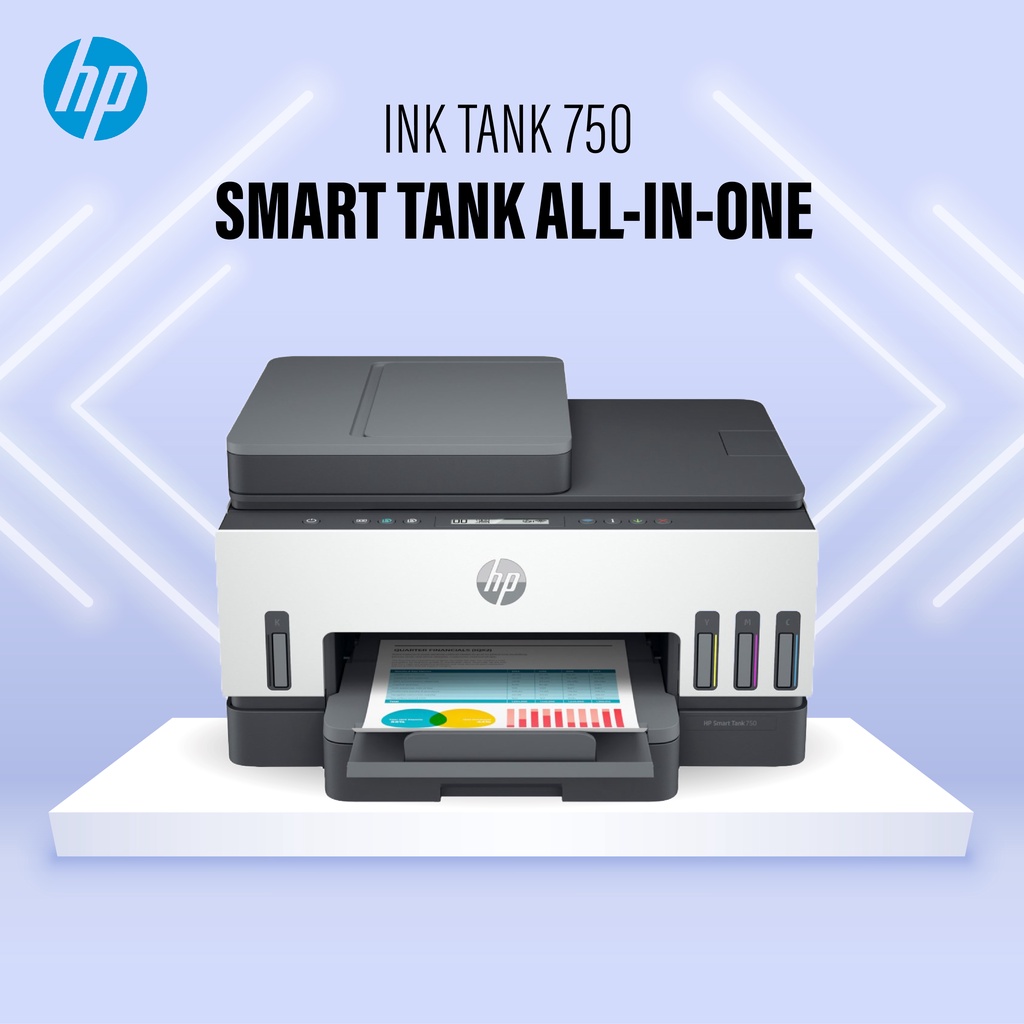 Jual HP Smart Tank 750 All in One Color/Print Scan Copy Wireless ...