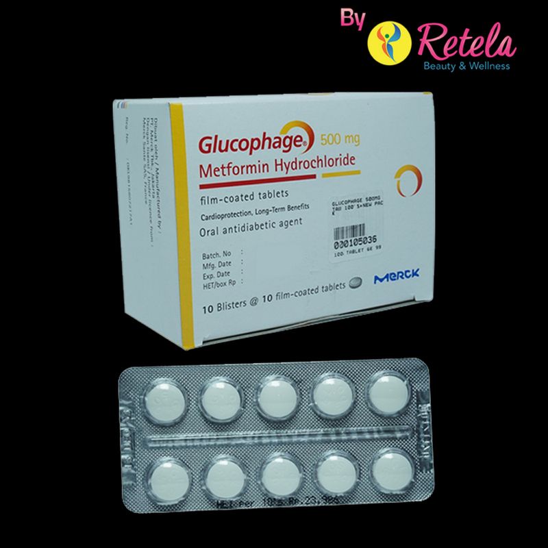 Jual GLUCOPHAGE 500MG 10 TABLET | Shopee Indonesia