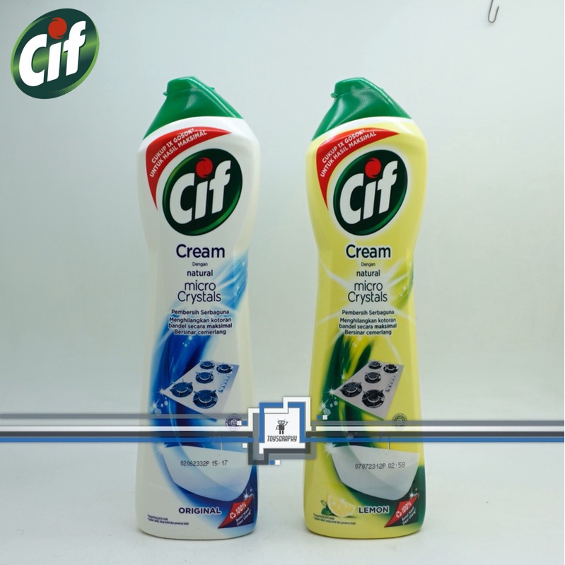 Jual CIF Cream Micro Crystal Krim Pembersih Serbaguna Dapur Sabun ...