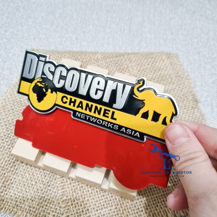 Jual Emblem 3D Sticker Alumunium Discovery Channel | Shopee Indonesia