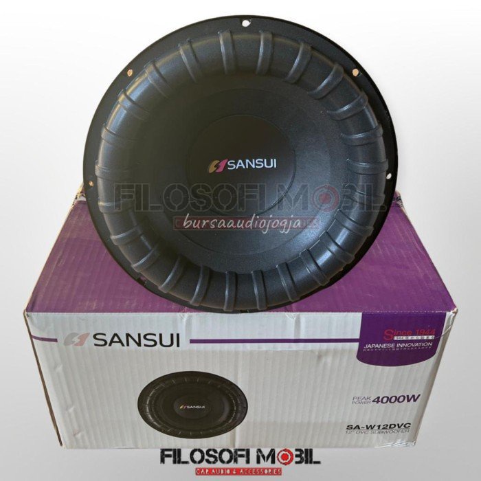 Jual Sansui SA-W12DVC Subwoofer 12 inch Double Magnet Double Voice Coil ...