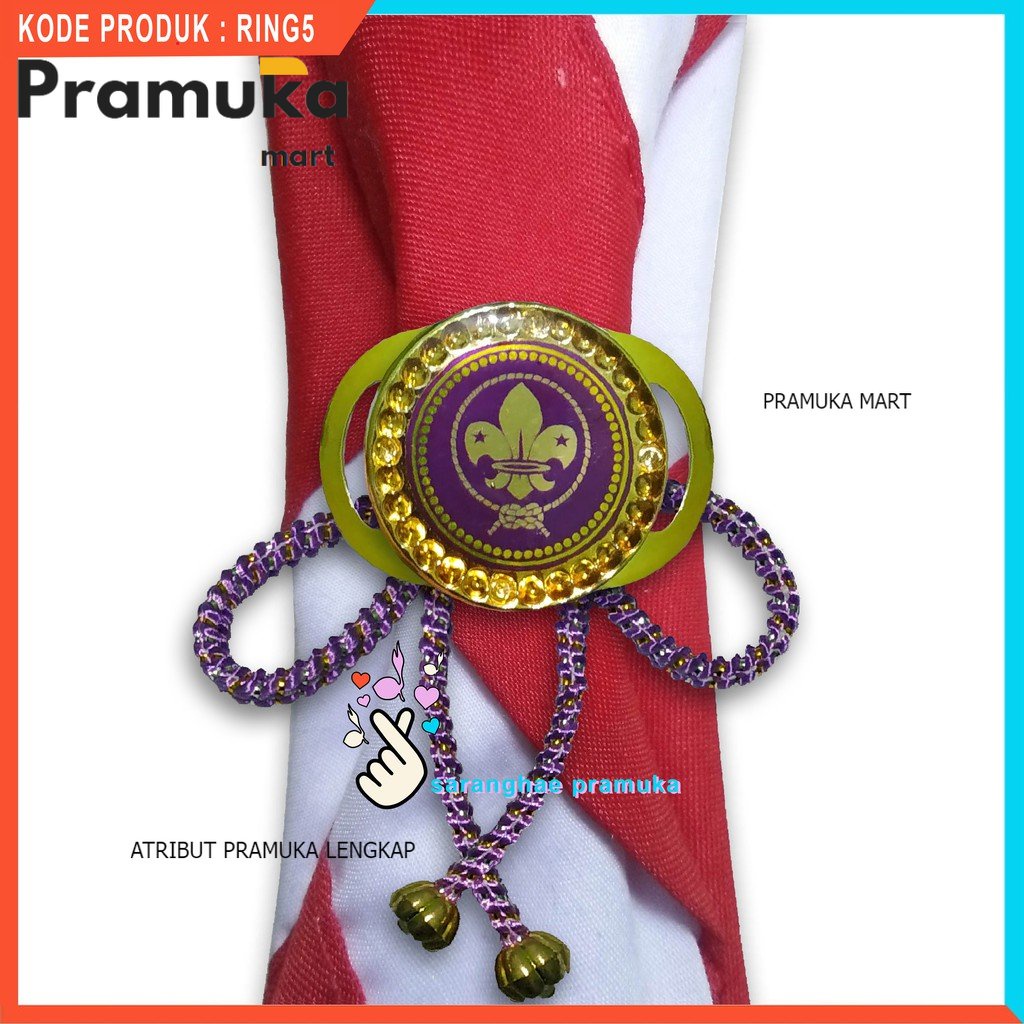 Jual Produk Ring Kacu Hasduk Pramuka Cincin Wosm Kolong Pandu Dunia ...