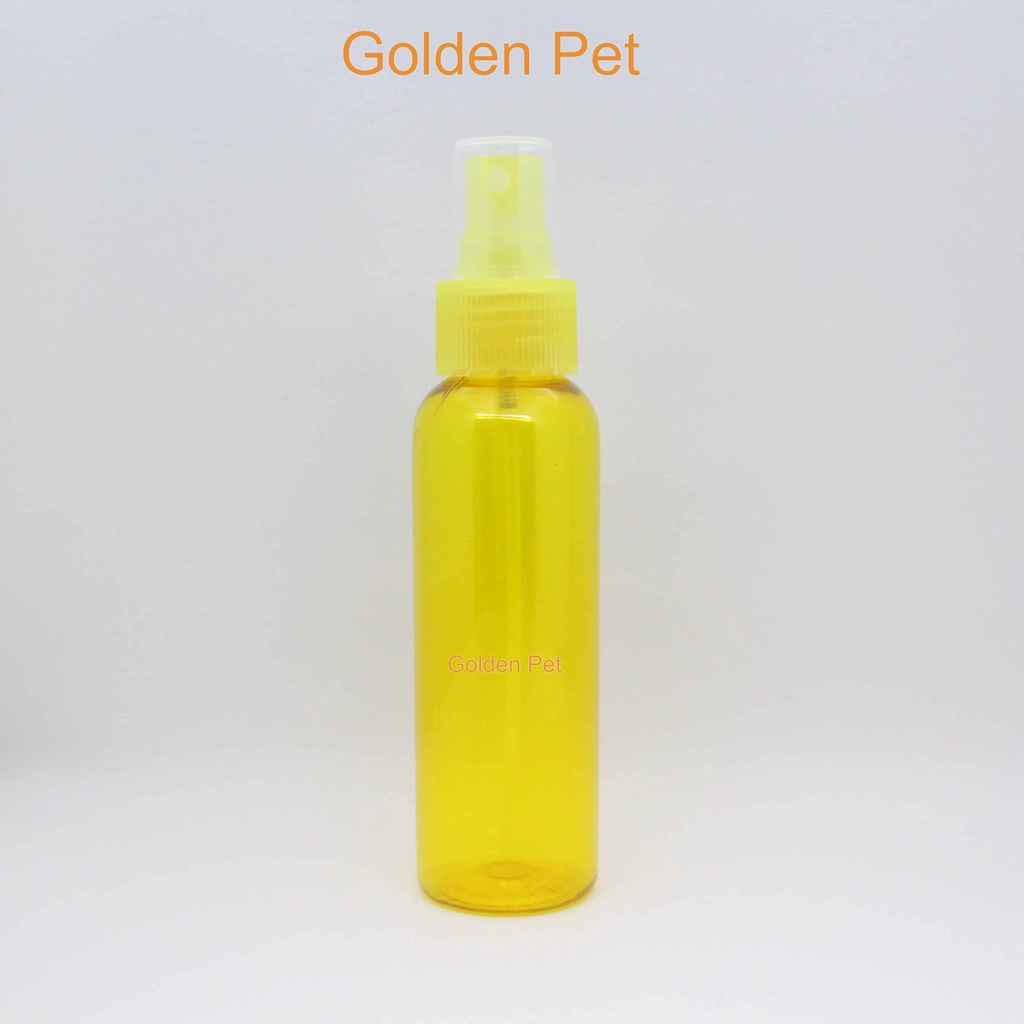 Jual Botol 100 ml Kuning Spray Boston Round / Pet 100 ml / Botol Spray ...