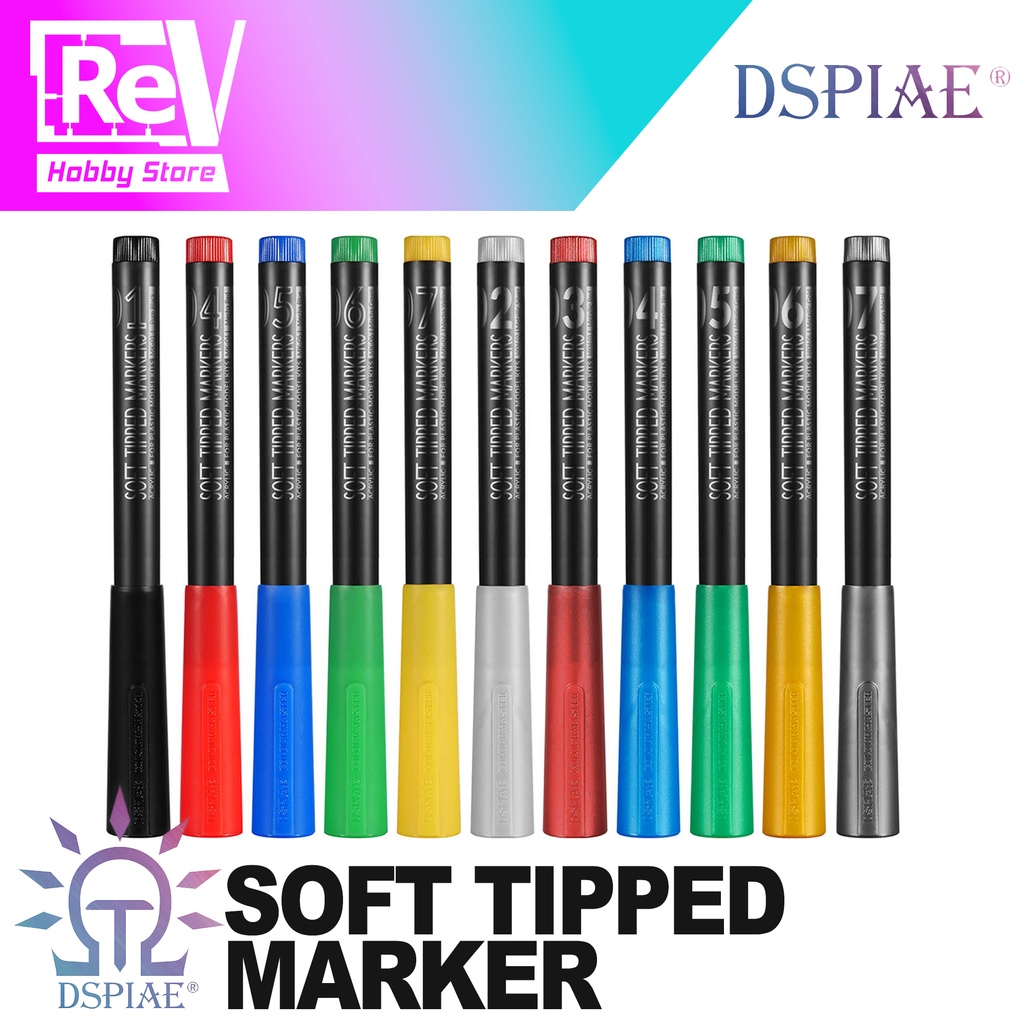 Jual DSPIAE SOFT TIPPED MARKER ACRYLIC | Shopee Indonesia