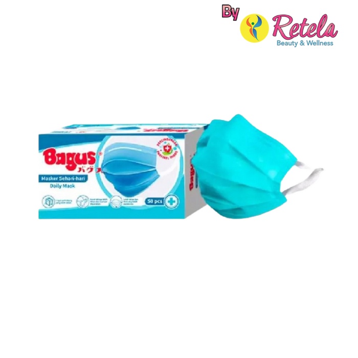 Jual BAGUS DAILY MASK 3PLY 50PC | Shopee Indonesia