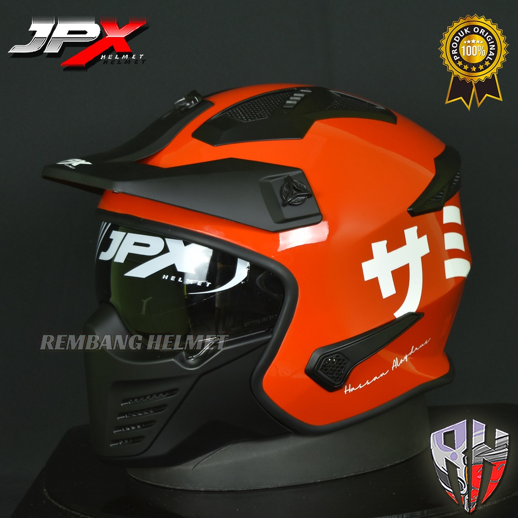 Jual HELM JPX MX 726R BABA ORIGINAL JPX HELMET MX726 R MOTIF TERBARU ...