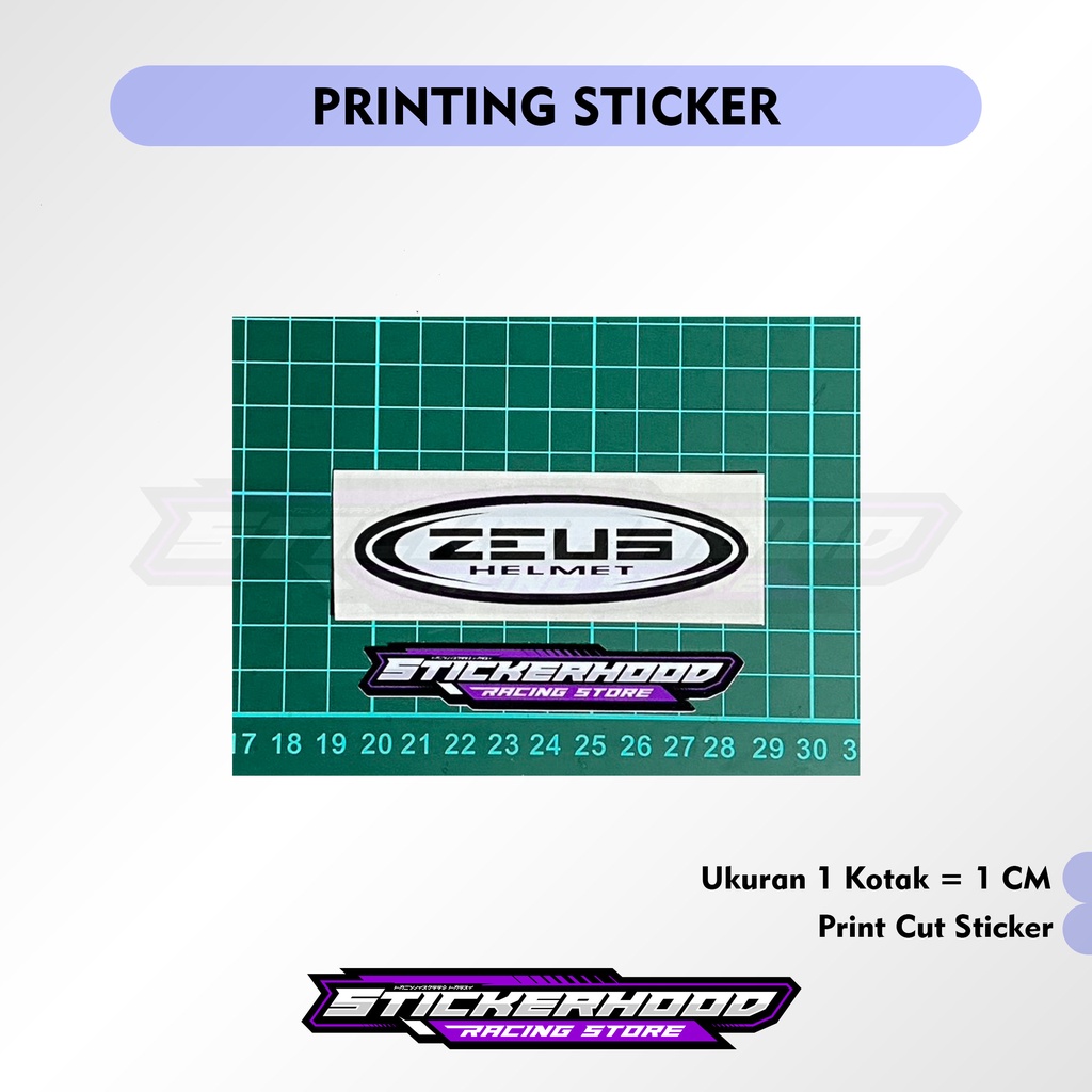 Jual STICKER STIKER ZEUS HELMET LOGO | Shopee Indonesia