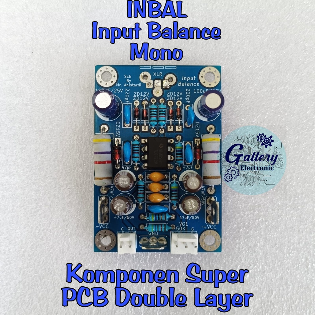 Jual Kit INBAL / INPUT BALANCE Mono PCB Doubel Layer FR4 Fiber | Shopee ...