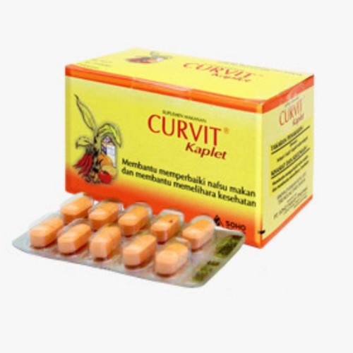 Jual CURVIT KAPLET 1 BLISTER 10 CAPSUL | Shopee Indonesia