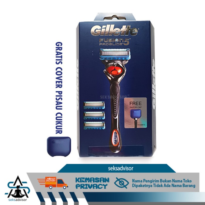 Jual GILLETTE FUSION 5 PROGLIDE STARTER PACK. Fusion5 Alat Pisau Cukur ...
