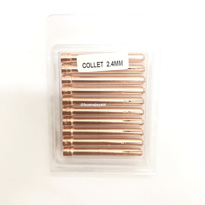 Jual Collet Argon Collet 2.4 mm Alat Las Untuk Tig Torch Wp 17 18 26 ...