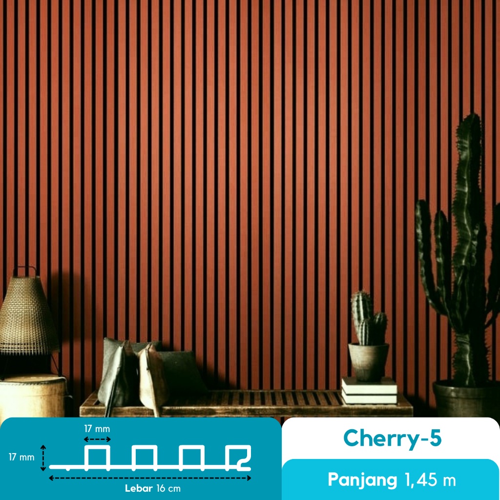 Jual [7 Motif] Wood Panel Composite WPC 1,45 meter Kayu Coklat Putih ...