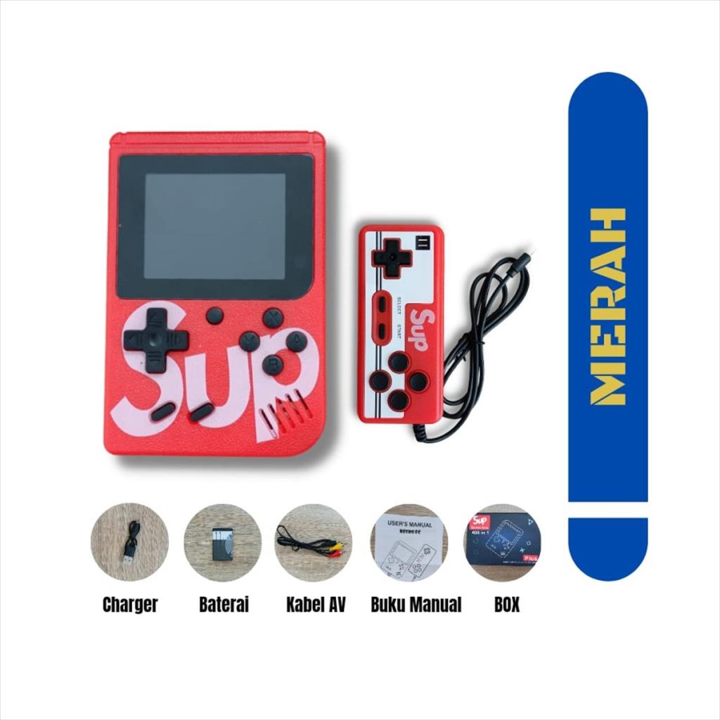 Jual Double Gameboy SUP 400in1 Double Console Gameboy Retro Plus Stick ...