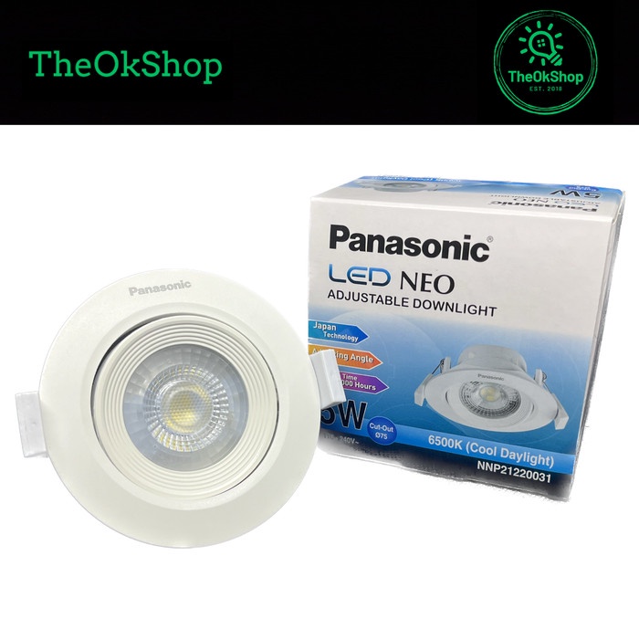 Jual Lampu Spotlight Panasonic 5Watt 5 W LED COB NEO Spot Downlight ...