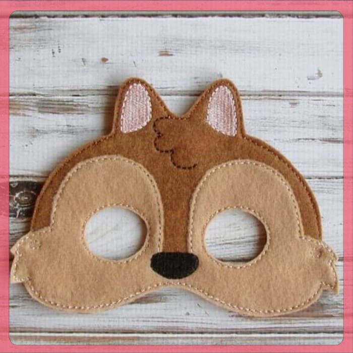 Jual Topeng Hewan Tupai Mask Felt Kostum Drama Pesta Teater Anak Paling ...