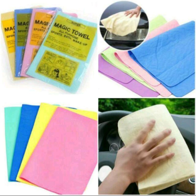 Jual kain lap kanebo tipis lap mobil motor lap serbaguna kanebo 20x30cm ...