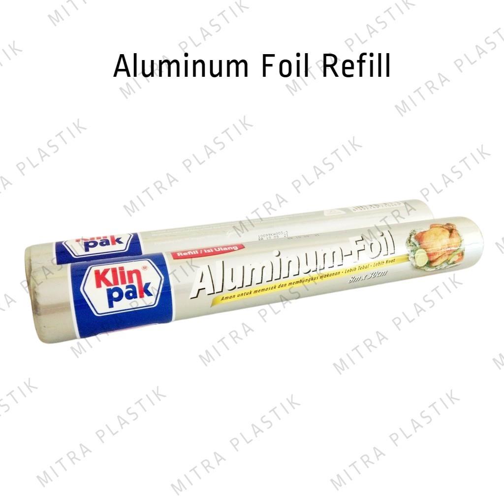 Jual Klin Pak Aluminum Foil Refill 8mx30cm Bungkus Makanan Termurah ...