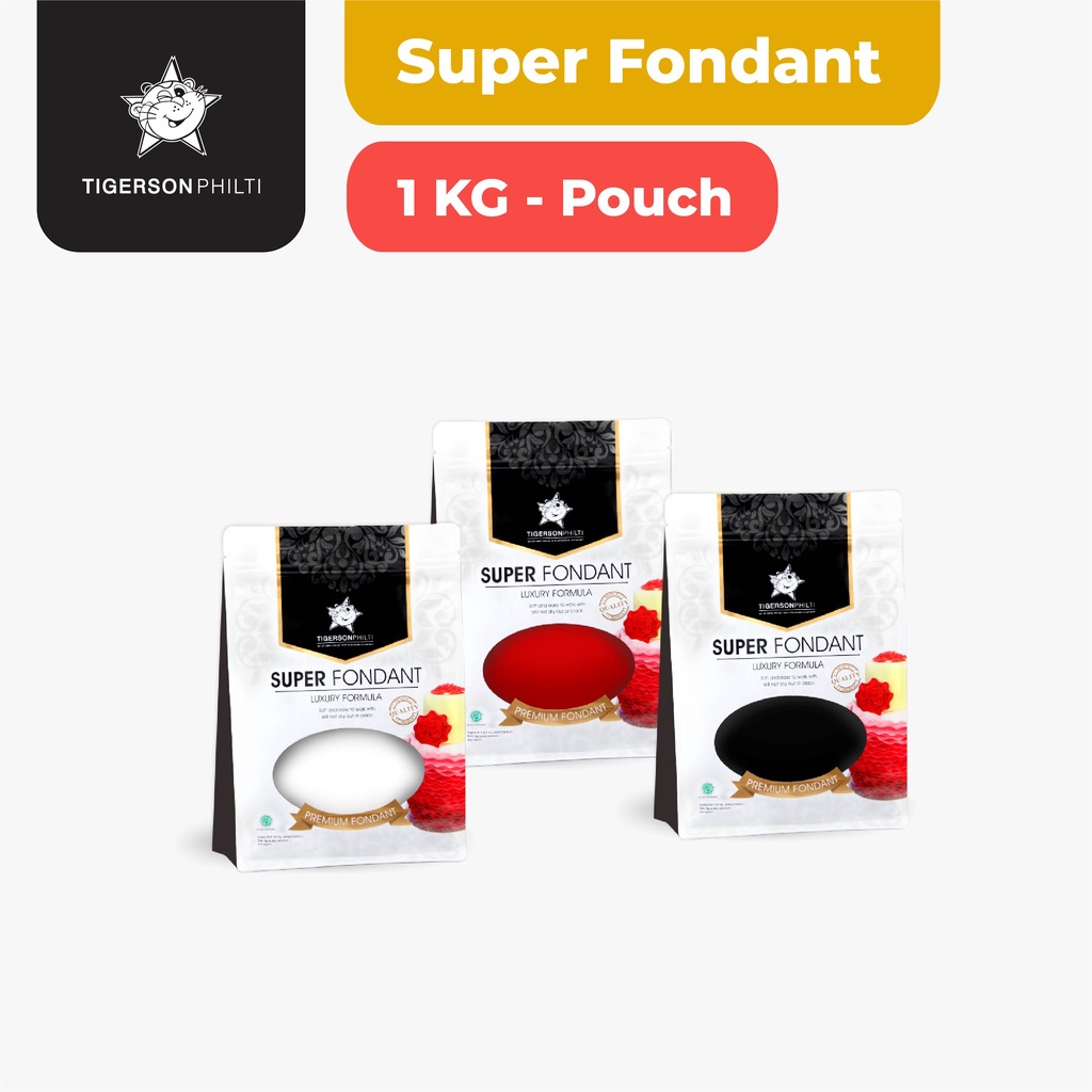 Jual Super Fondant/Plastic icing 1 kg by tigerson Philti | Shopee Indonesia