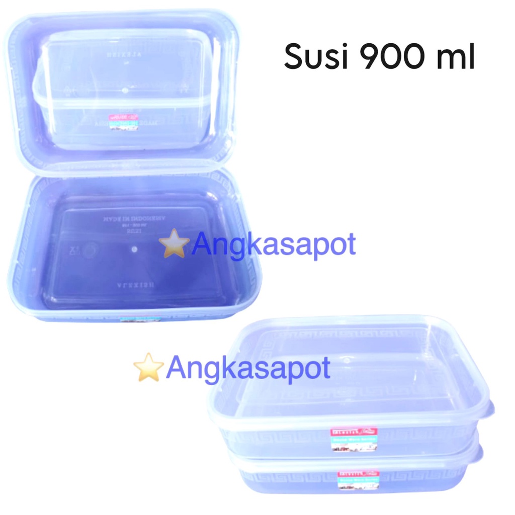 Jual Toples Plastik Sealware SUSI 900 ml Bening Food Box Kotak Makanan ...