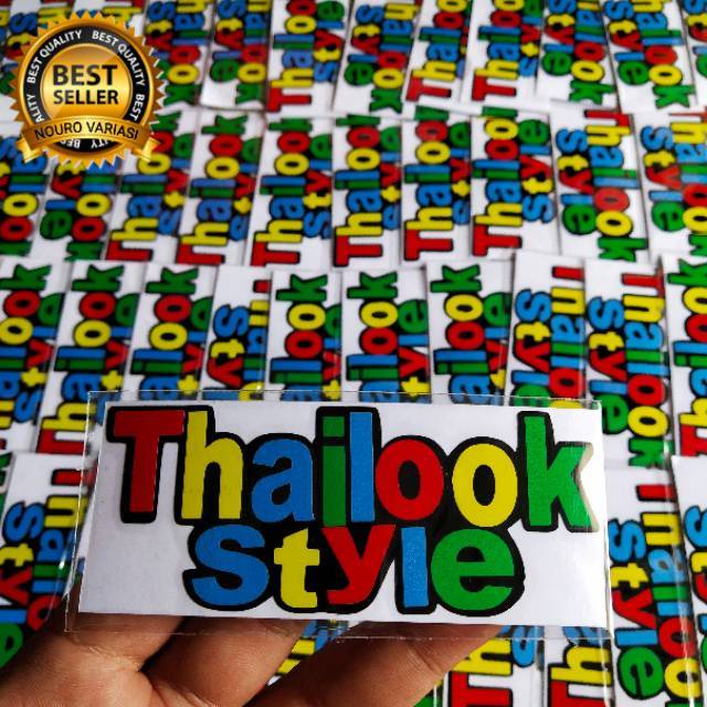 Jual STIKER CUTTING THAILOOK STYLE THAILAND THAILOOk | Shopee Indonesia