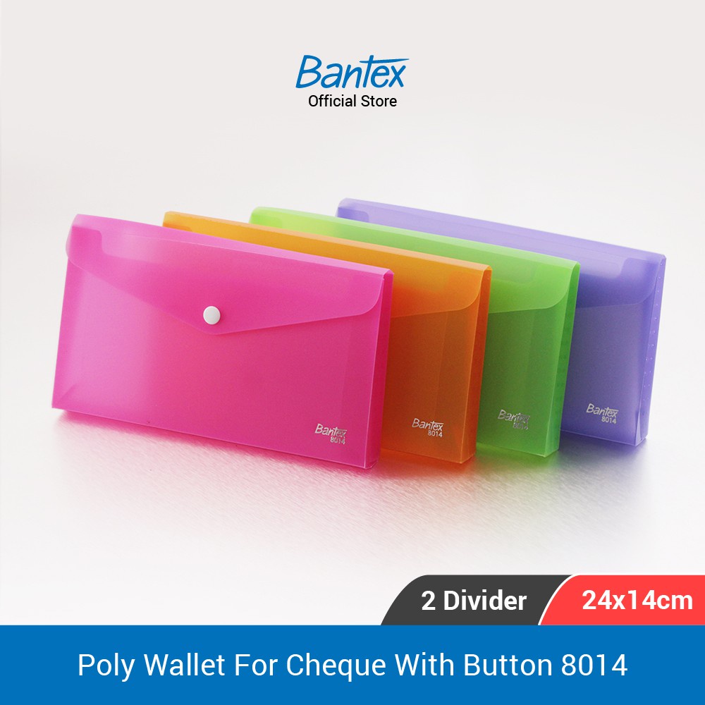 Jual Bantex Poly Wallet Smart Pocket Map Kancing Plastik A5 Kwitansi 2 ...