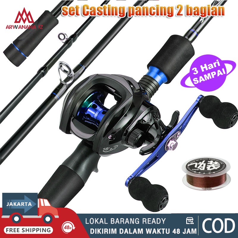 Jual Set bc casting joran hunter & reel bc zodias Joran Pancing Set ...