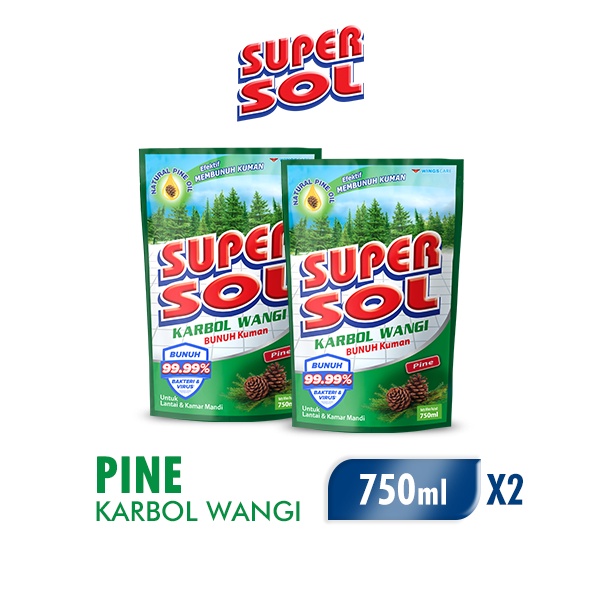 Jual Supersol Carbol Pouch 2 x 750 mL | Shopee Indonesia