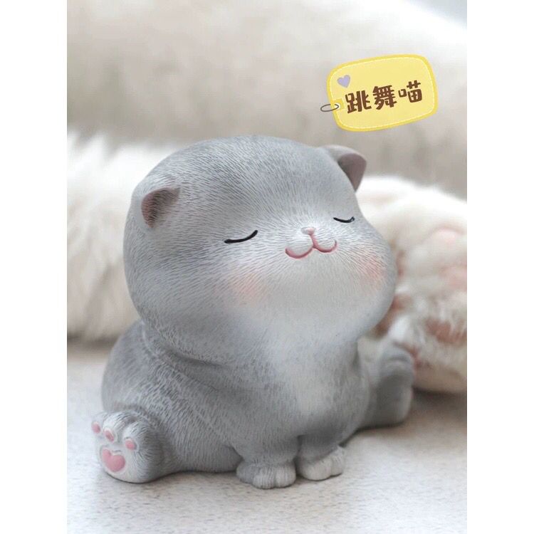 Jual Miniatur Gembul Kucing Lucu Cat Hiasan Miniatur Figuran Satuan ...