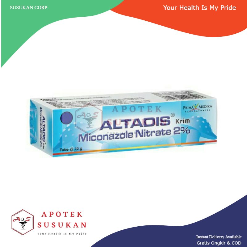 Jual Altadis 2% Krim 10gr Salep Anti Jamur Kutu Air Panu Kadas Kurap ...