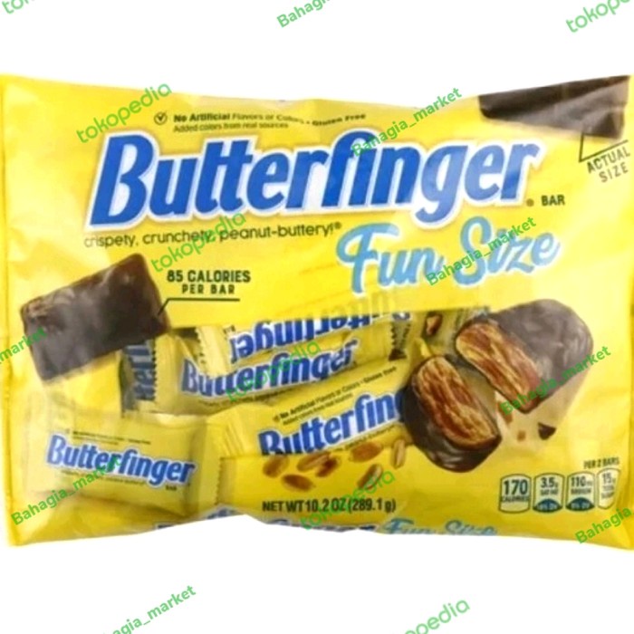 Jual Butterfinger Chocolate Peanut Butter Fun Size 289,1gr Impor ...