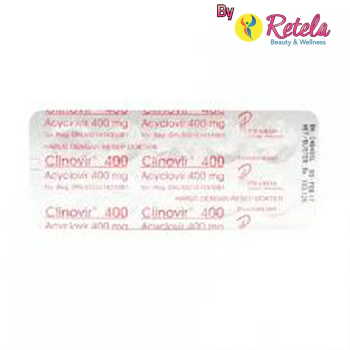 Jual CLINOVIR 400MG STRIP ISI 10 TABLET | Shopee Indonesia