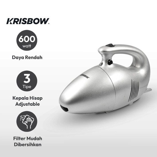 Jual PENGHISAP DEBU KERING 500 ML VACUUM CLEANER TURBO TIGER KRISBOW ...