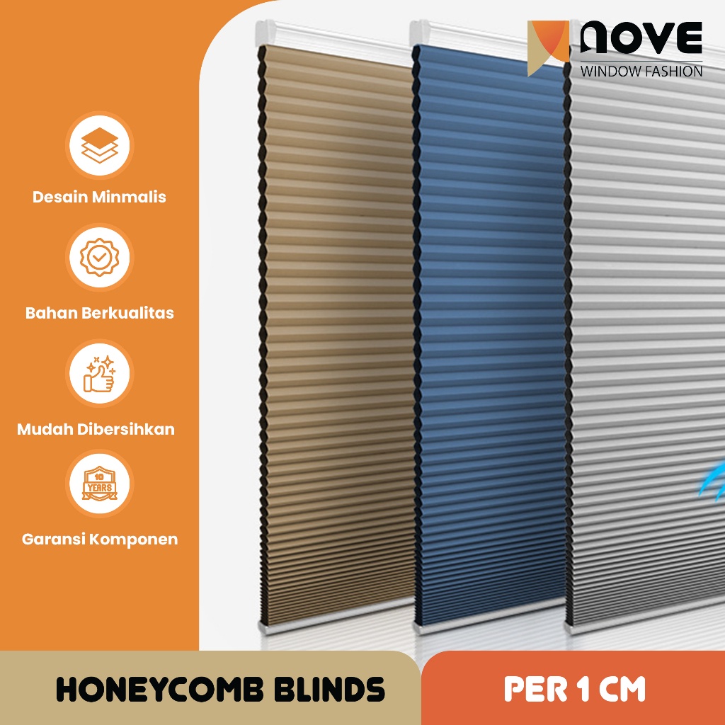 Jual Tirai Gulung - Honeycomb Blinds - Tirai Minimalis - Gorden ...