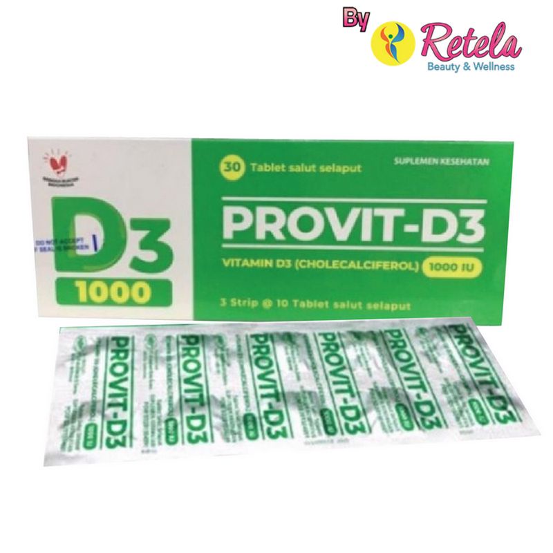 Jual Provit-D3 1000Iu 1 Box 3 Strip | Shopee Indonesia