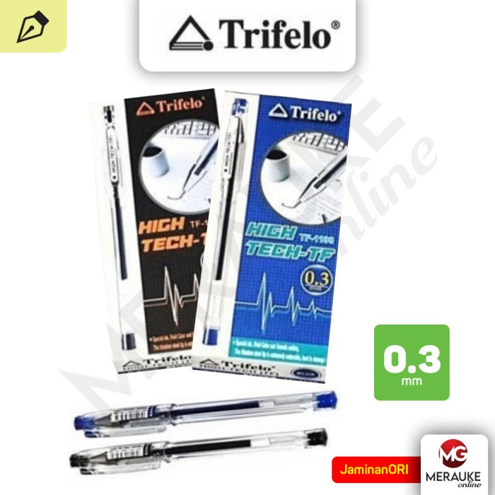 Jual Gel Pen TRIFELO Hi-Tech TF-1190 0.3 mm (Satuan) | Shopee Indonesia