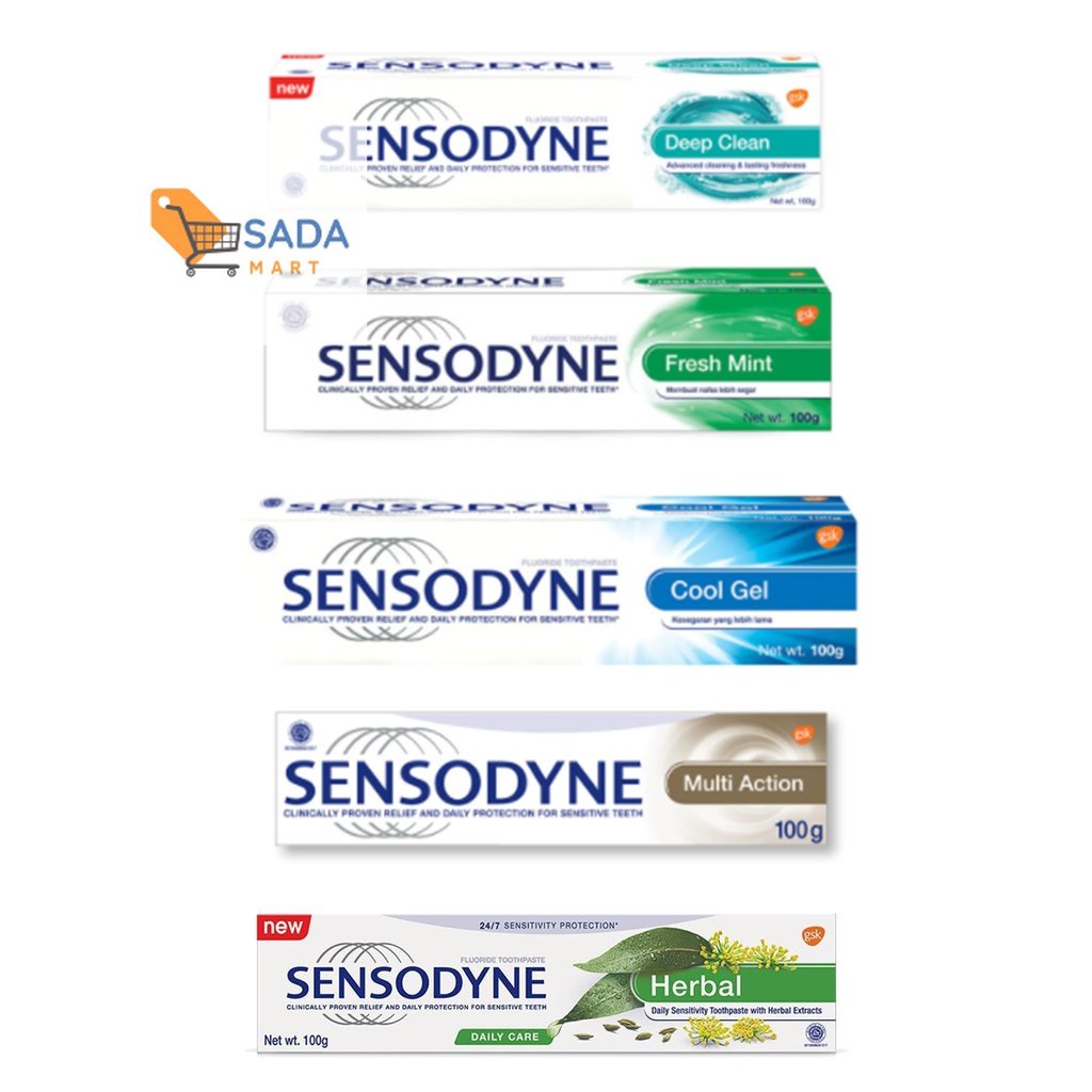 Jual SENSODYNE PASTA GIGI ANTI NGILU 100 G ALL VARIAN | Shopee Indonesia