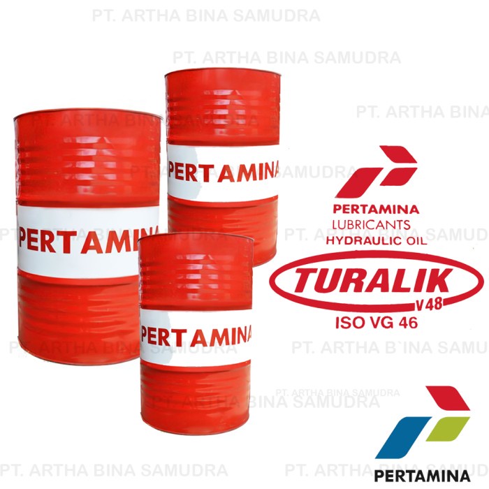 Jual OLI Pertamina Hidrolik Turalik V48 VG 46 Drum Isi 209 Liter ...
