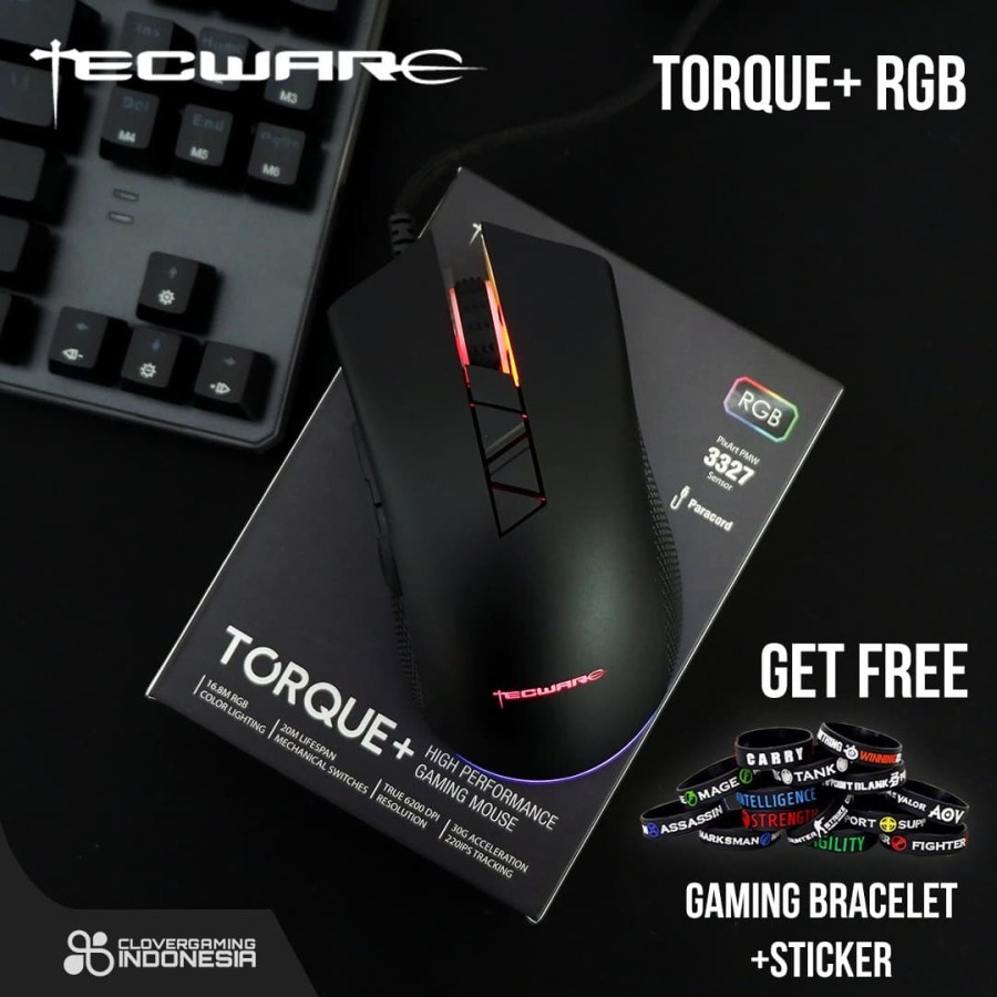 Jual Tecware Torque+ RGB Professional Gaming Mouse - Torque Plus ...