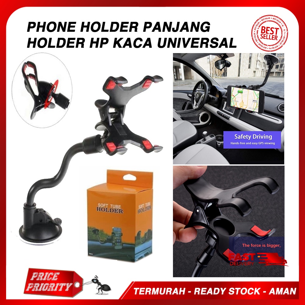 Jual Car Phone HOLDER HP MOBIL PANJANG Handphone GPS LAZYPOD UNIVERSAL ...