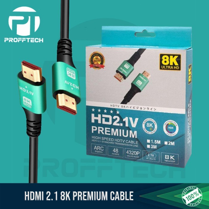 Jual Kabel HDMI 8K 2.1 High Speed 1.5M, 3M, 5M, 10M, 15M | Shopee Indonesia