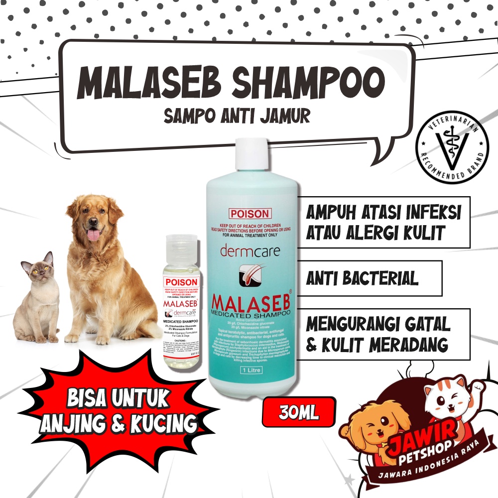 Jual MALASEB shampo kucing anjing anti jamur sampo obat cat dog fungal ...