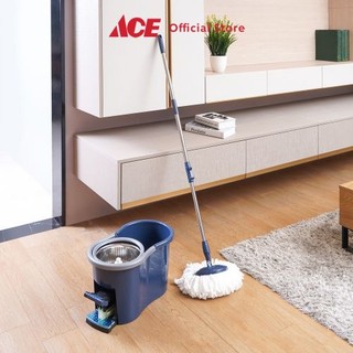 Jual Ace Proclean Set Alat Pel Putar Dengan Ember 2 In 1 - Biru Kain ...