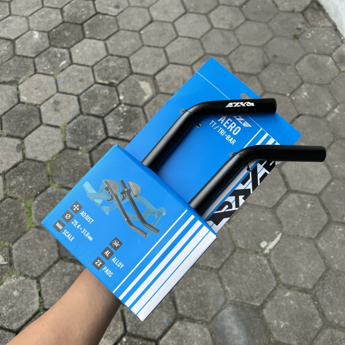 Jual TT BAR RAZE AERO REST TRIATON HANDLEBAR ALLOY CLIP ON OVERSIZE ...